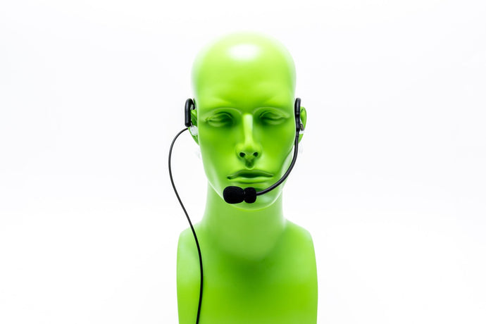 Heavy-Duty Dual Acoustic Tube Headset – The Earphone Guy LLC